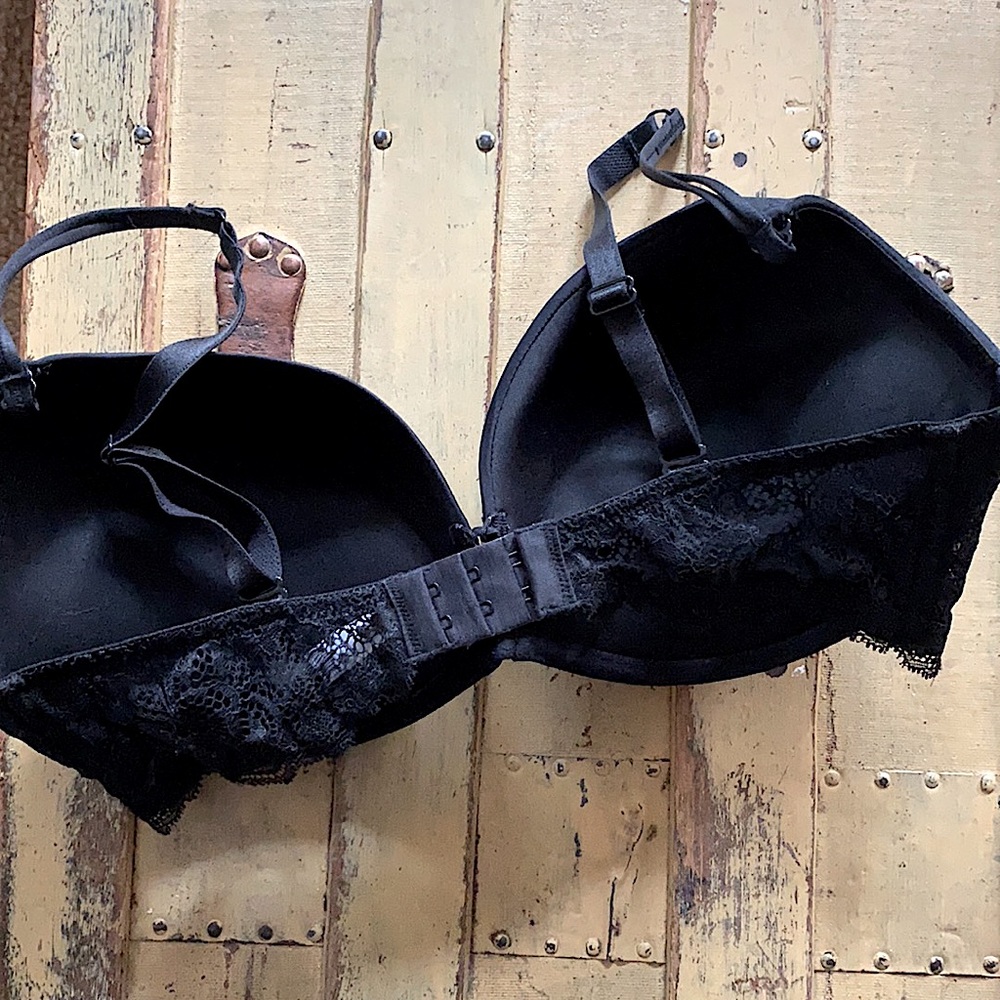 Frederick's Of Hollywood Str Push-Up Bra Lace 34dd - Gem